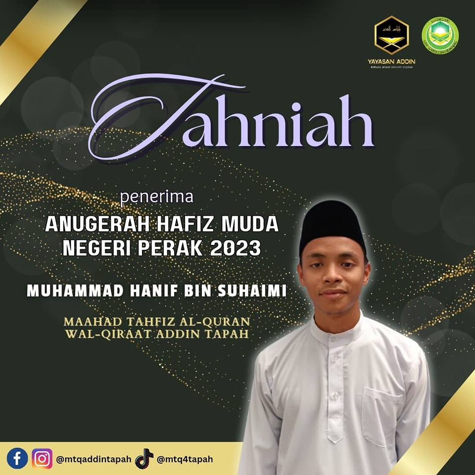ANUGERAH HAFIZ MUDA NEGERI PERAK